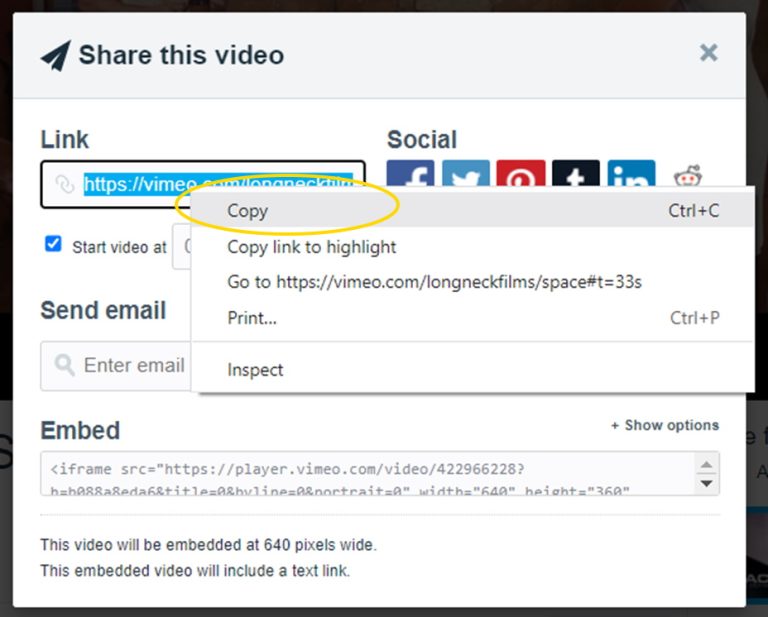 How to Link to a Specific Time in a Vimeo Video | MakeVideoLink.com